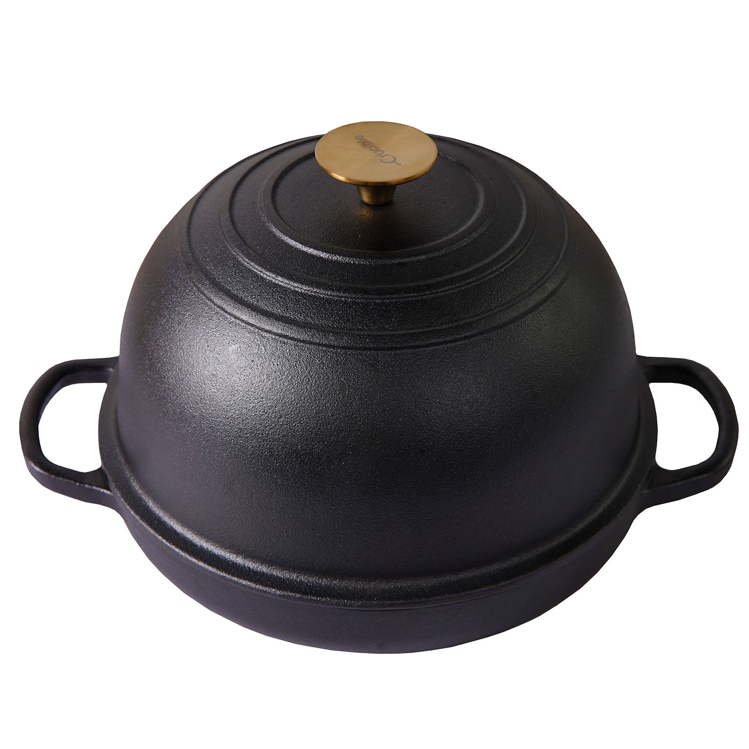 Cast Iron Bread Pan, Sour Dough Artisan Bread Oven – Round 26 cm, 6.25 ...